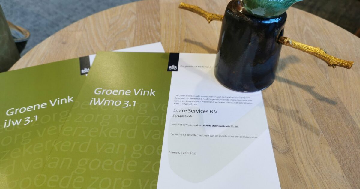 Ecare rond de Groene Vink weer met succes af!